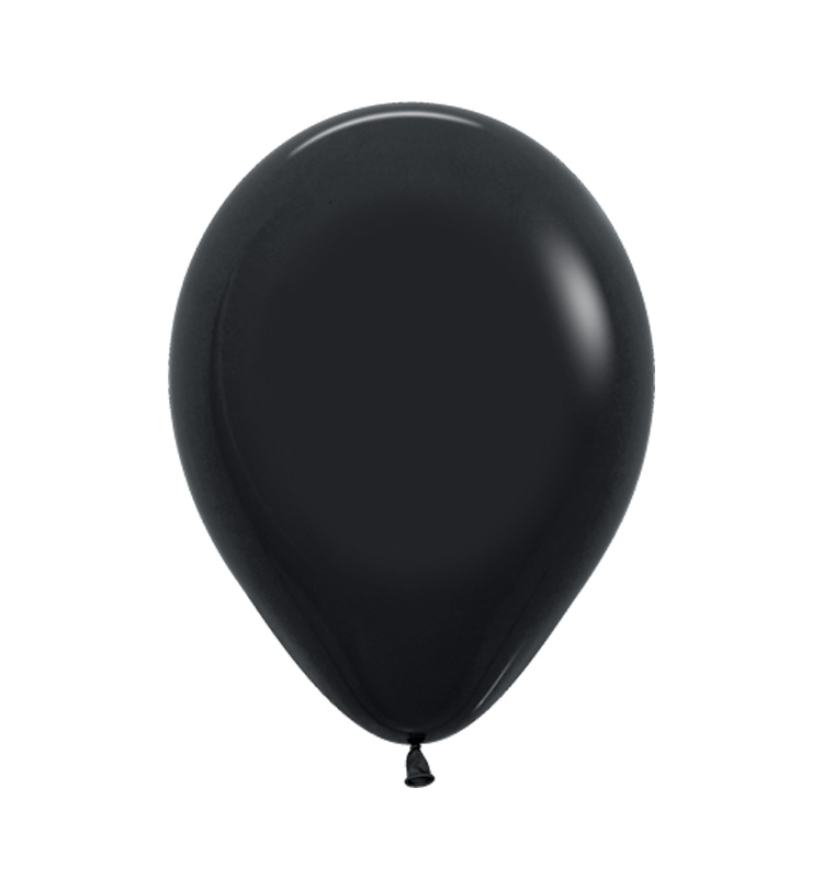 GLOBOS R-12 NEGRO / 12 unds