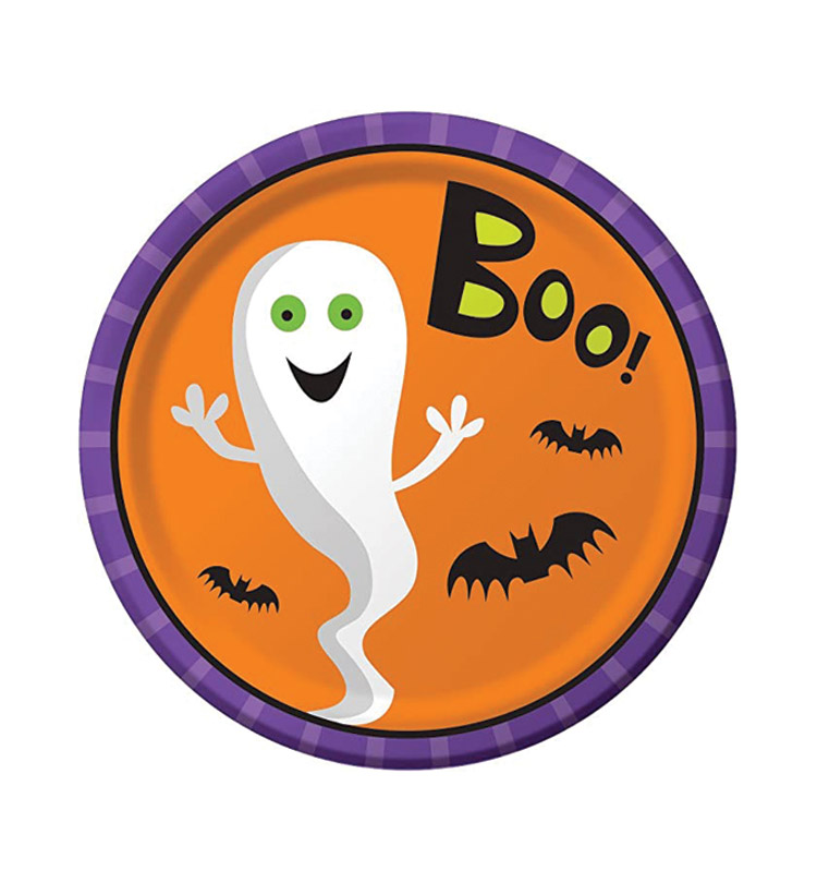 PLATOS FANTASMA BOO / 8 UNDS